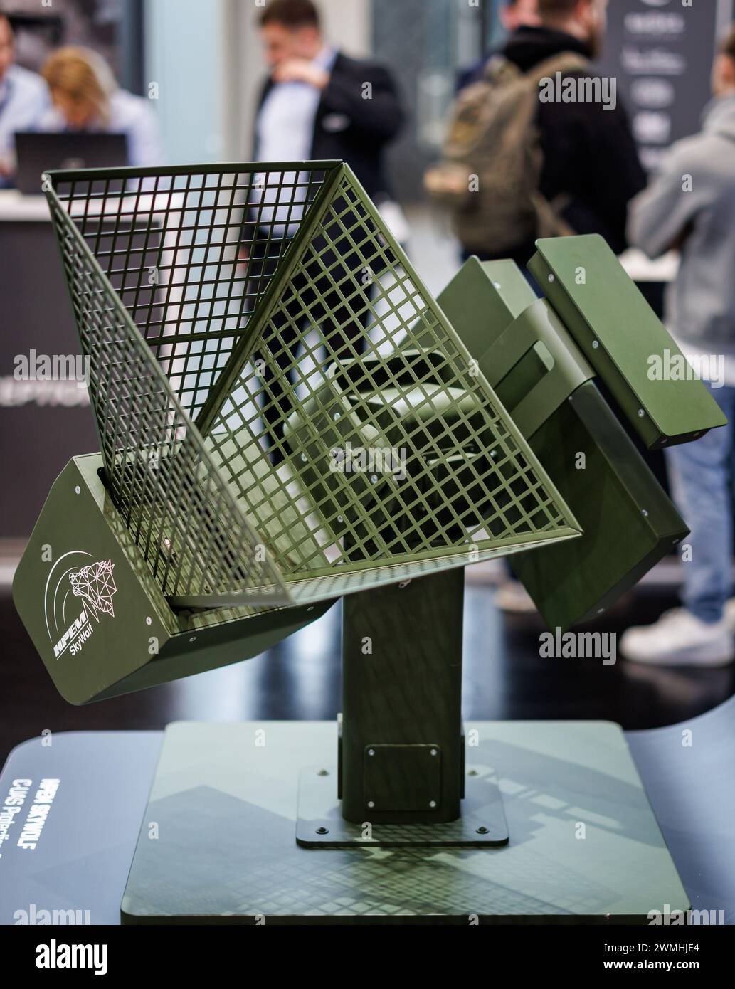 Nuremberg, Germany. 26th Feb, 2024. The non-kinetic drone defense ...