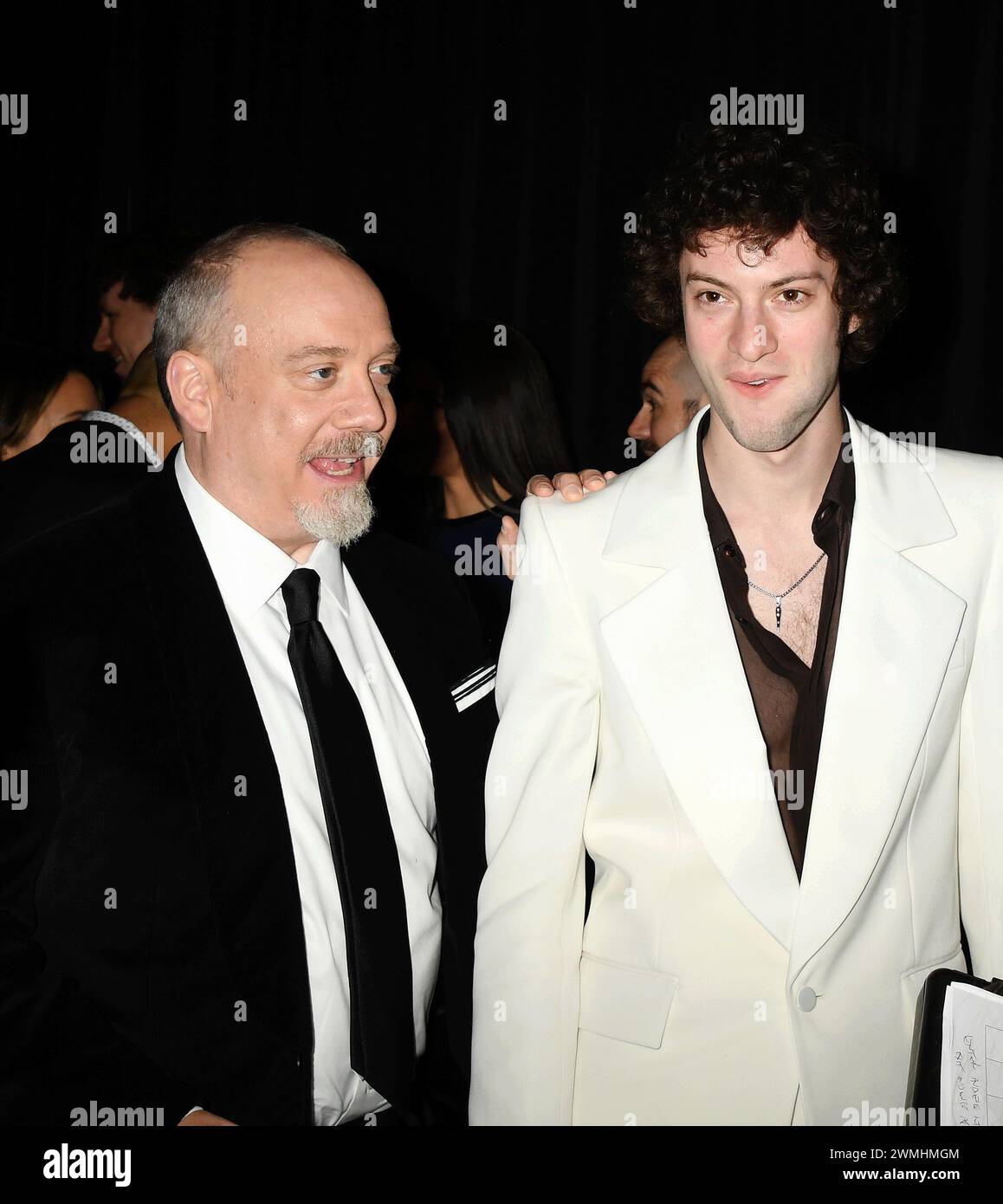HOLLYWOOD, CALIFORNIA - FEBRUARY 25: (L-R) Paul Giamatti and Dominic ...