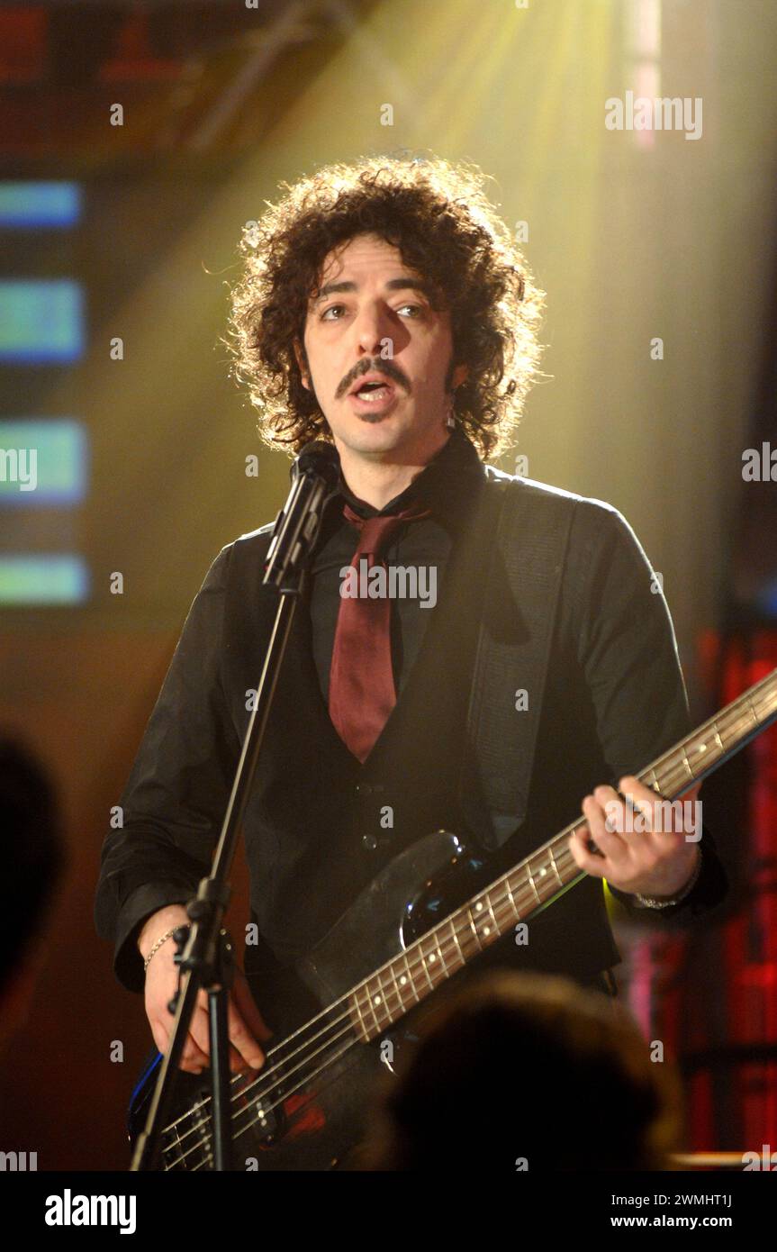 Milan Italy 08/03/2008: Max Gazzè, Italian singer, during the ...