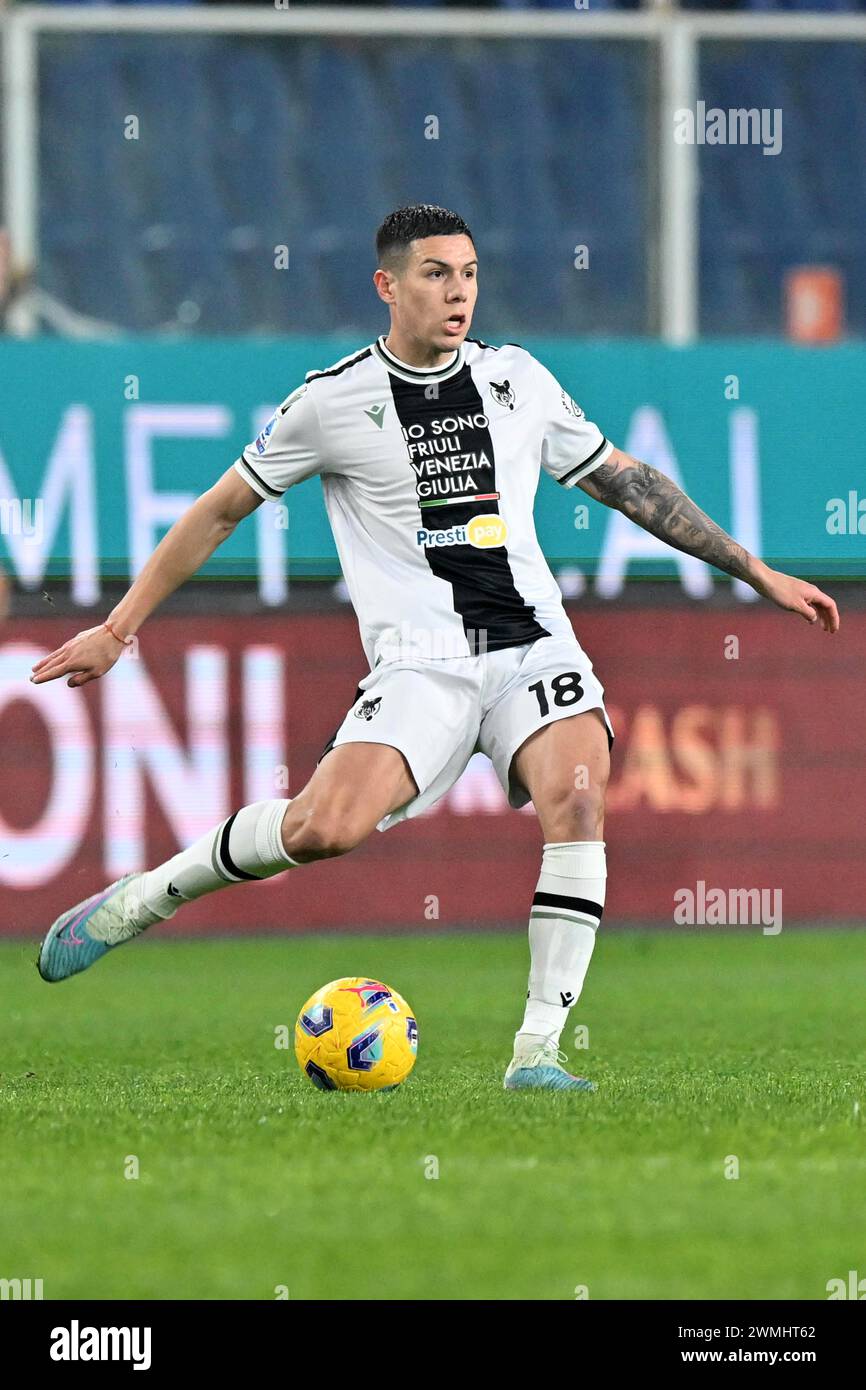 Genova, Italia. 24th Feb, 2024. Foto Tano Pecoraro/LaPresse 24 febbraio ...