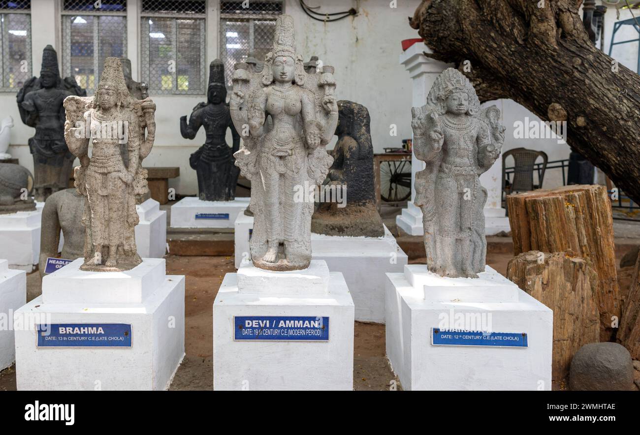 The Main Museum In Pondicherry India Stock Photo - Alamy