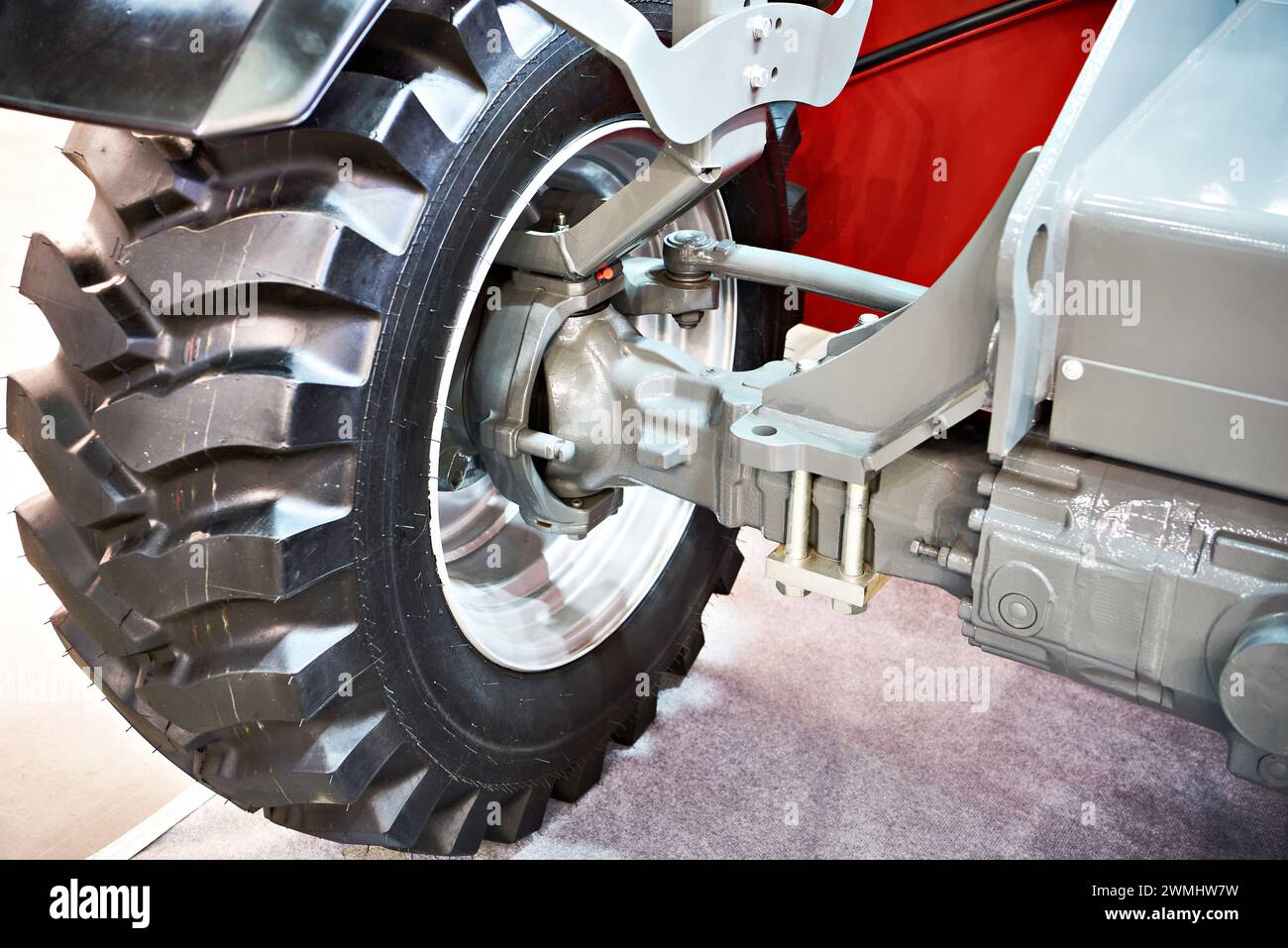 Agricultural vehicle wheel hub assembly Stock Photo - Alamy