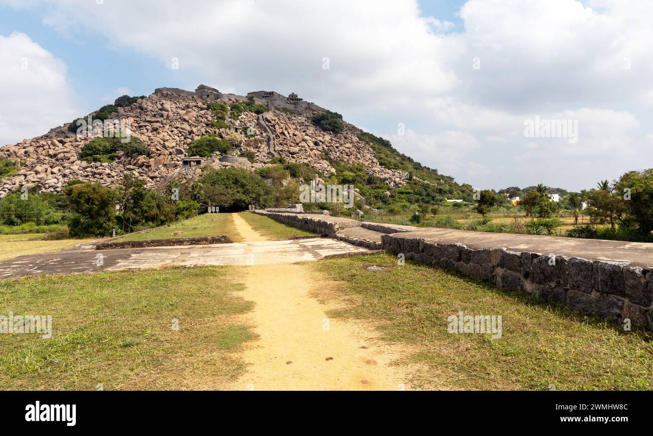 Gingee Fort Tamil Nadu India Stock Photo - Alamy