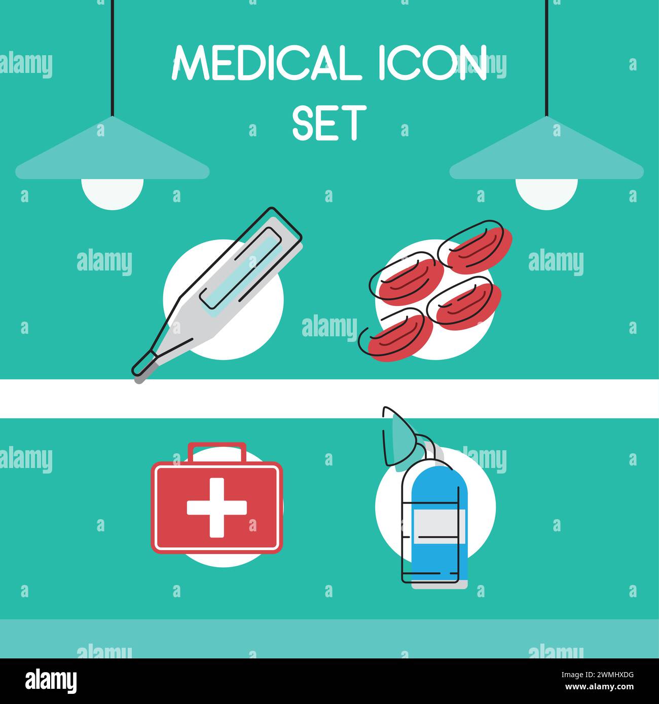 Set of medical icons Vector Stock Vector Image & Art - Alamy