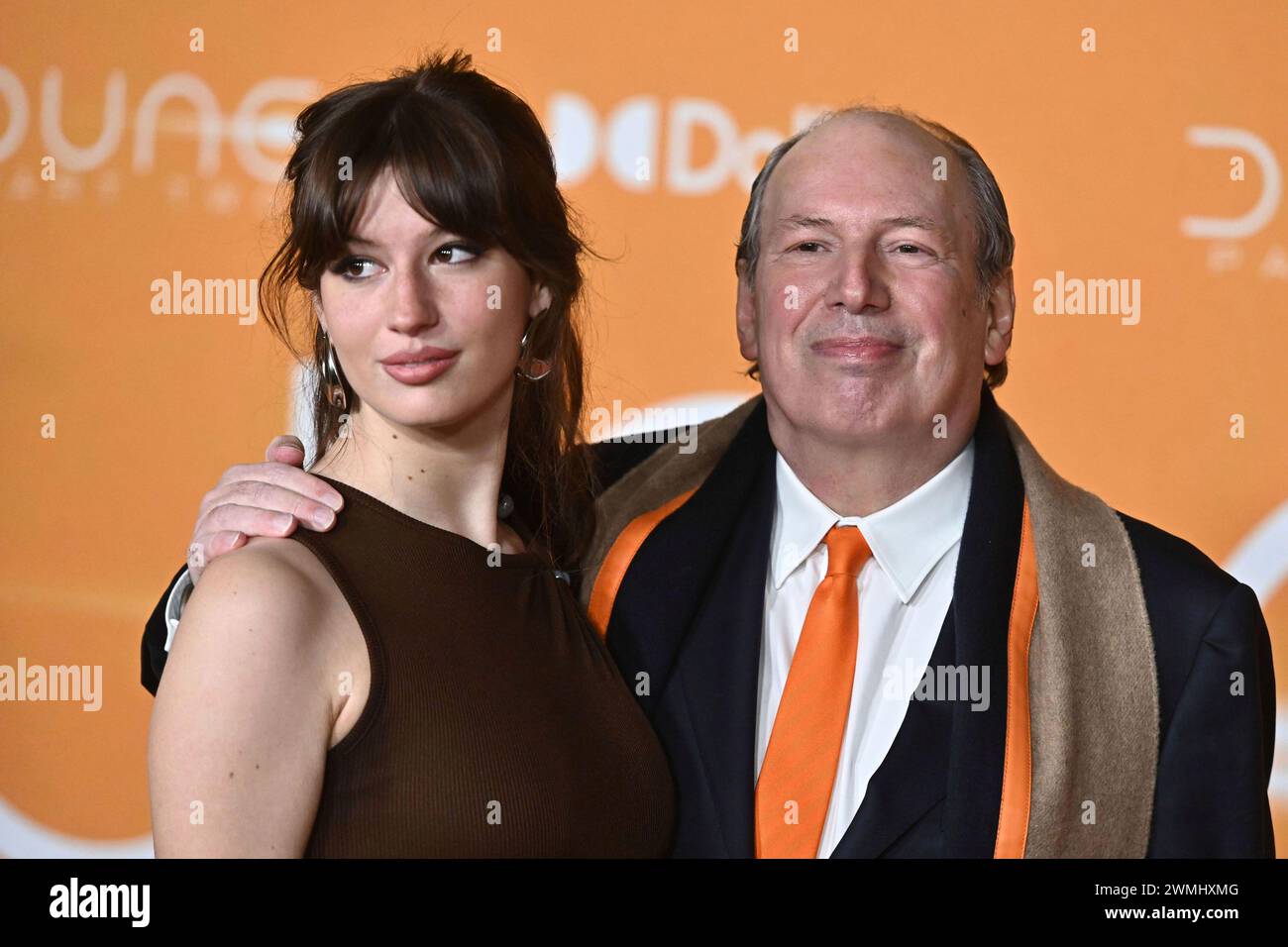 Photo by: zz/NDZ/STAR MAX/IPx 2024 2/25/24 Dina De Luca and Hans Zimmer ...