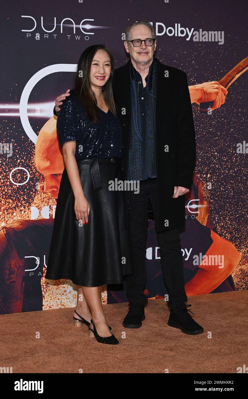 Photo by: zz/NDZ/STAR MAX/IPx 2024 2/25/24 Karen Ho and Steve Buscemi at the premiere of "Dune ...