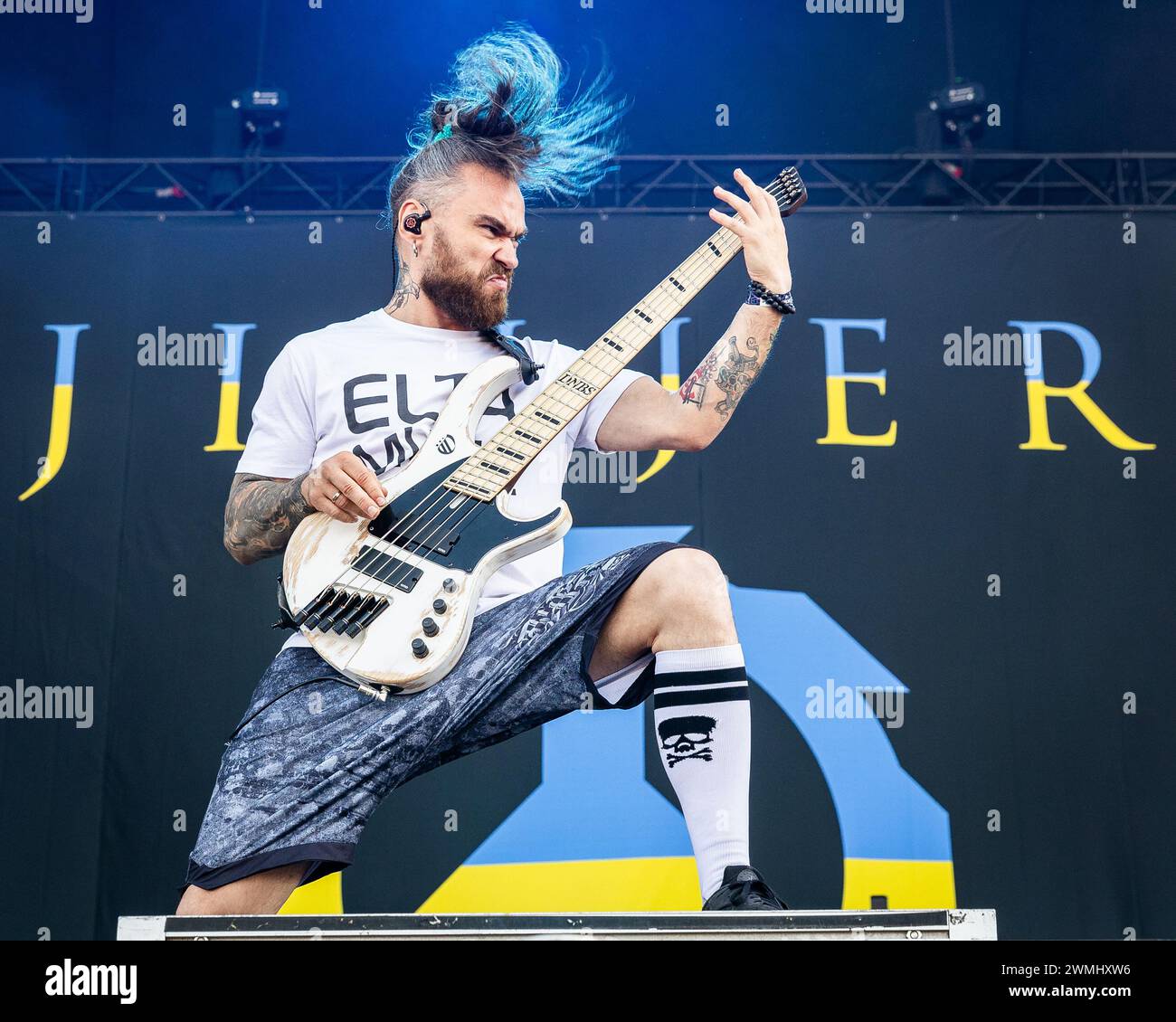 Ukrainian band Jinjer performing live in 2023 Stock Photo - Alamy