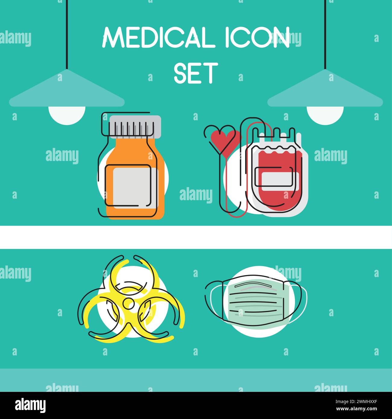 Set of medical icons Vector Stock Vector Image & Art - Alamy