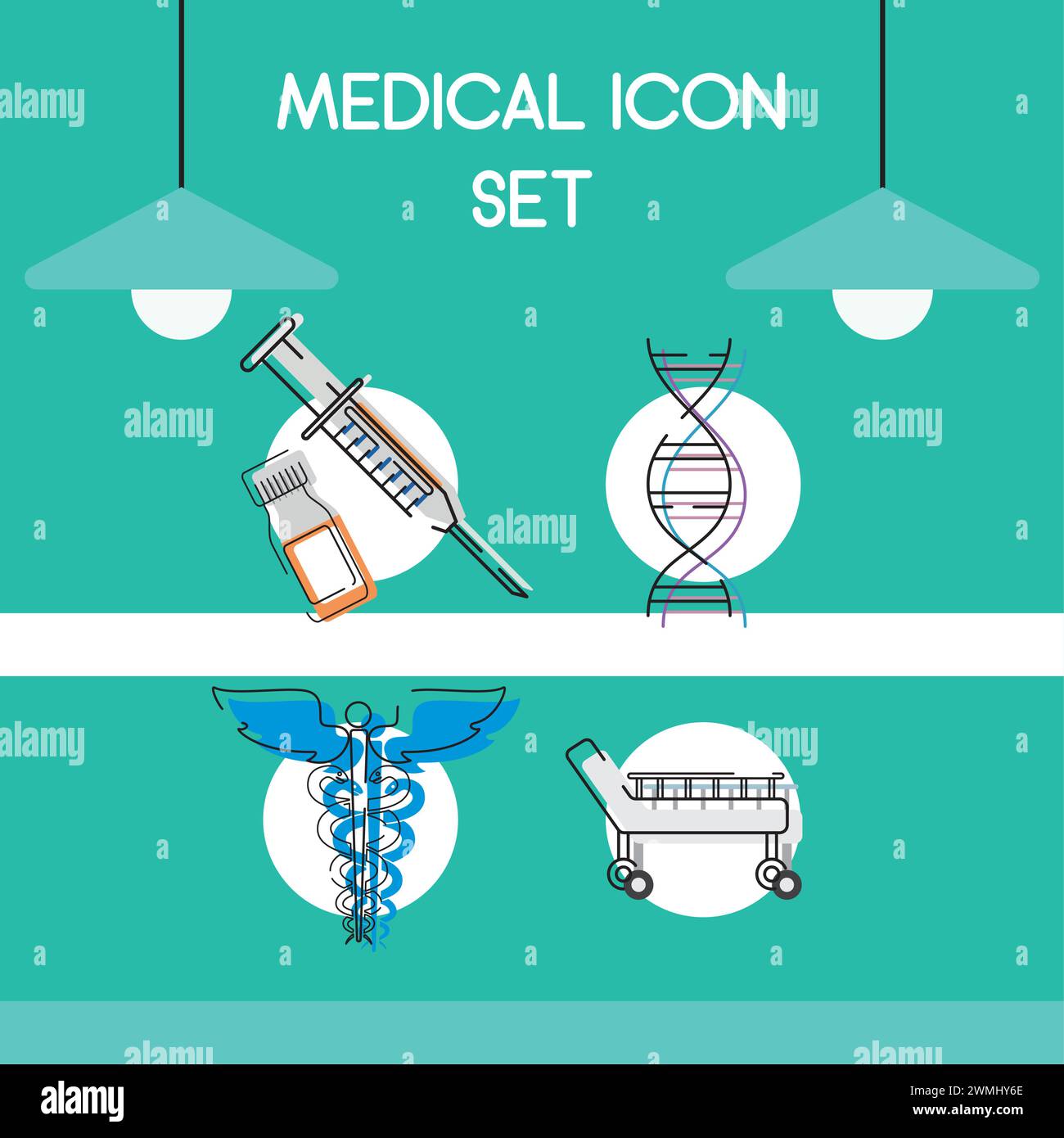 Set of medical icons Vector Stock Vector Image & Art - Alamy