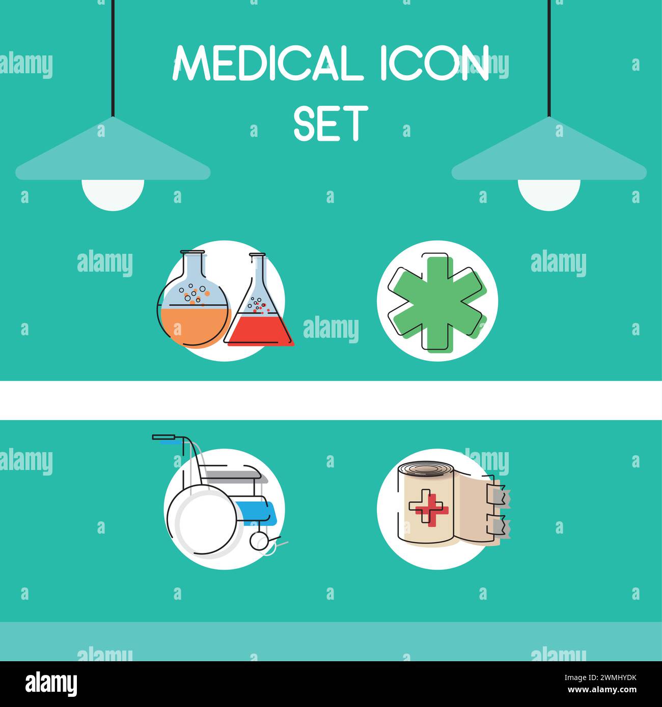 Set of medical icons Vector Stock Vector Image & Art - Alamy