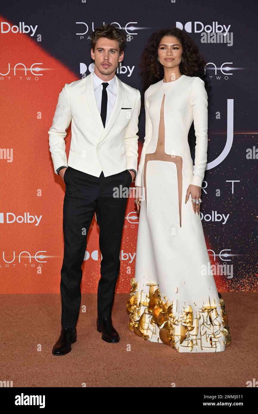Photo by: zz/NDZ/STAR MAX/IPx 2024 2/25/24 Austin Butler and Zendaya ...