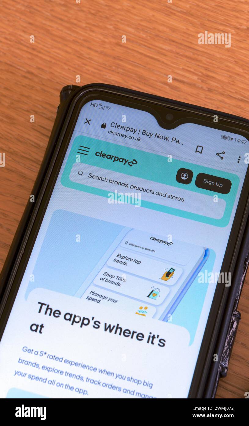 Clearpay logo hi-res stock photography and images - Alamy