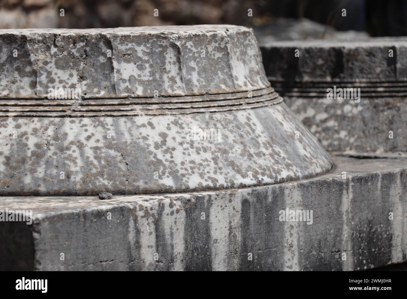 Delphi Archaeological UNESCO Site Greece Stock Photo - Alamy