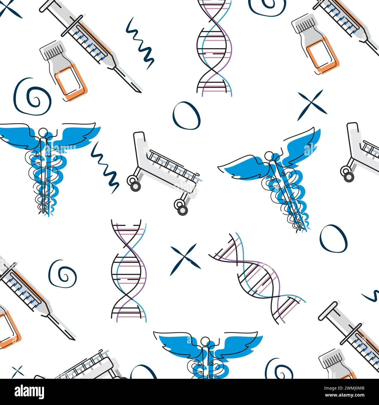 Medical icon Pattern background Vector Stock Vector Image & Art - Alamy