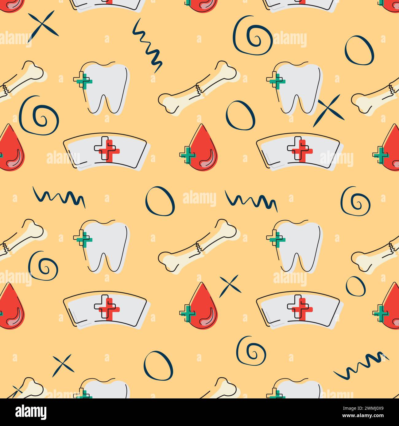 Medical icon Pattern background Vector Stock Vector Image & Art - Alamy