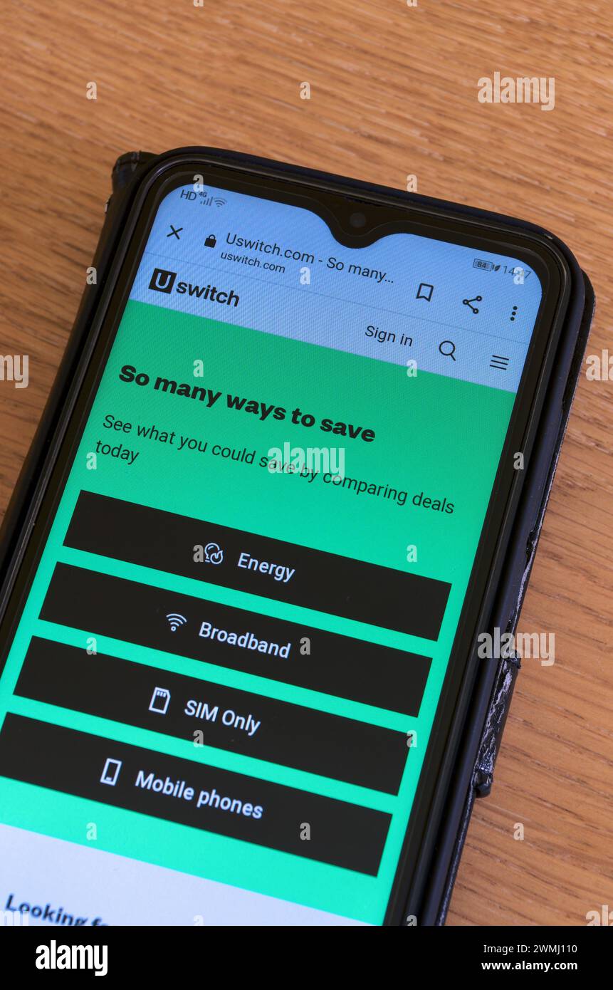 Uswitch sim hi-res stock photography and images - Alamy