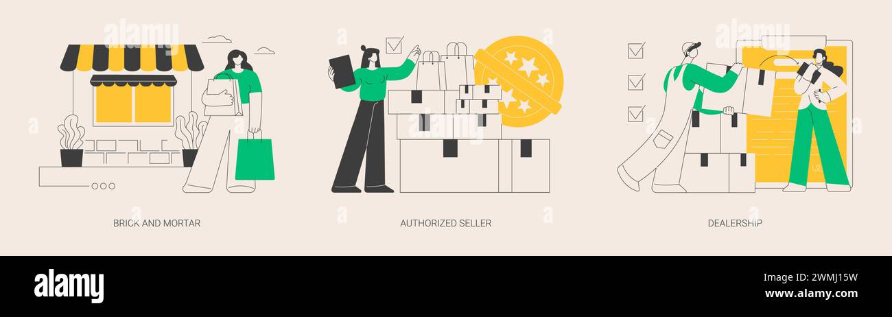 Retail business abstract concept vector illustrations Stock Vector ...