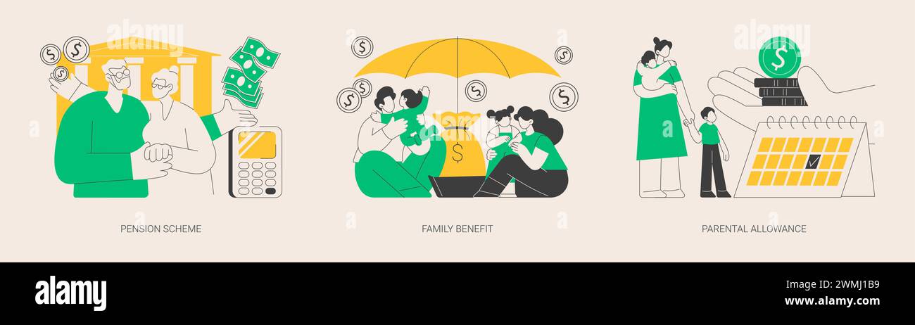 Family budget abstract concept vector illustrations Stock Vector Image ...