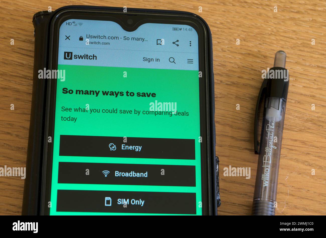 Uswitch broadband hi-res stock photography and images - Alamy