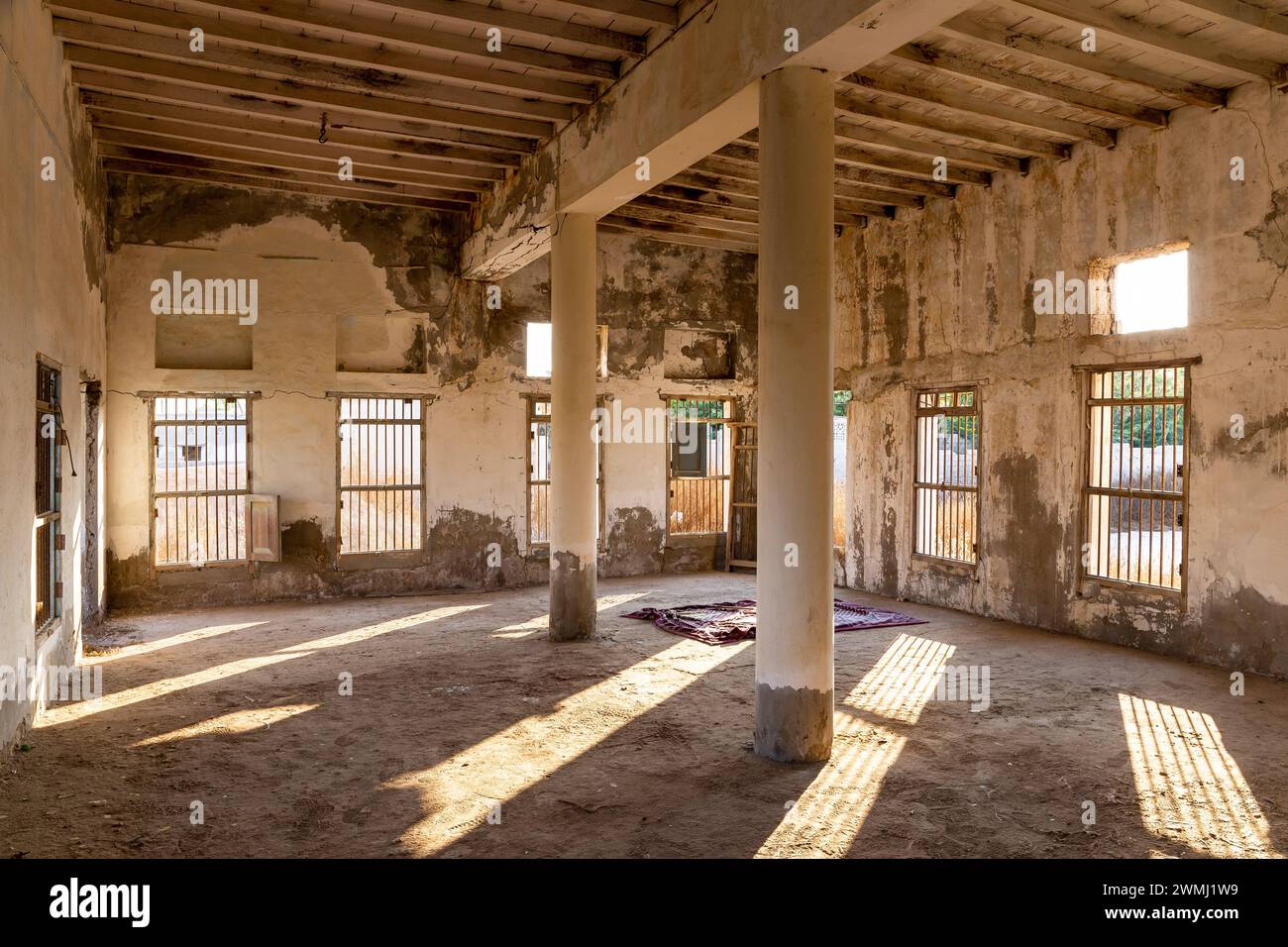 Inside of demolished abandoned mosque in Al Jazirah Al Hamra haunted ...