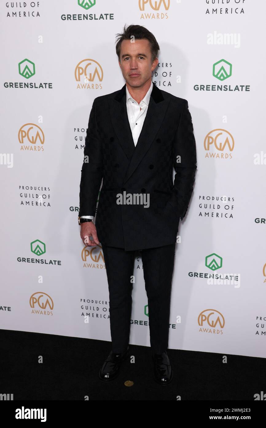 Hollywood, USA. 25th Feb, 2024. Rob McElhenny attends the 35th Annual ...