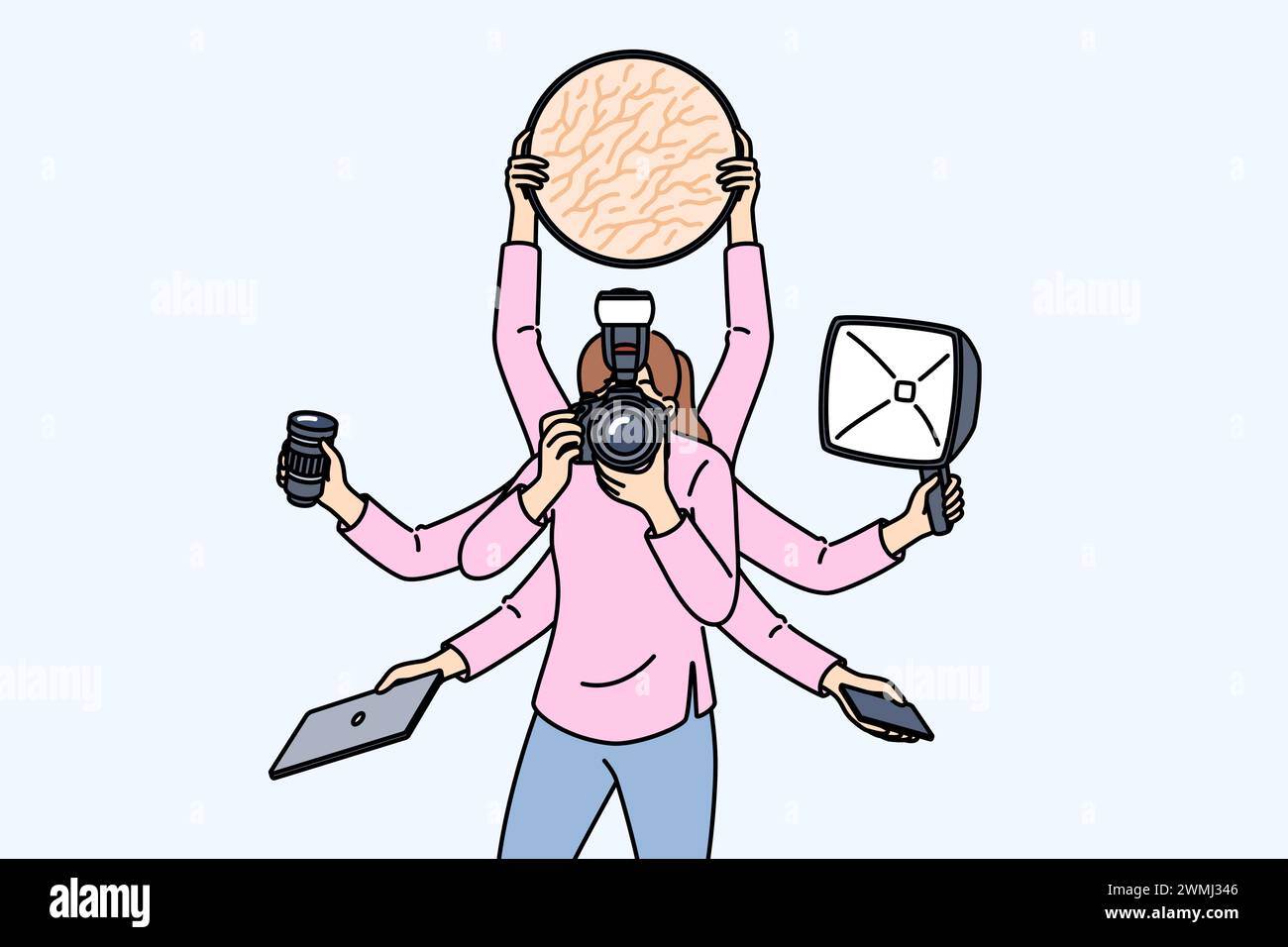 Lack of equipment Stock Vector Images - Alamy