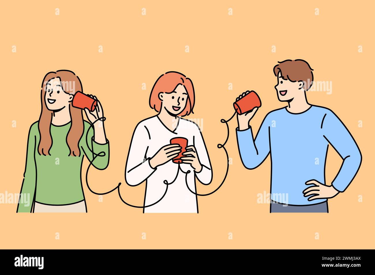 Hearsay Stock Vector Images - Alamy