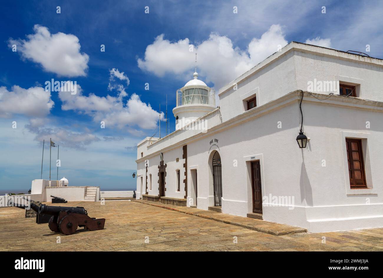 El Cerro de Montevideo Lighthouse, Montevideo, Uruguay, South America ...