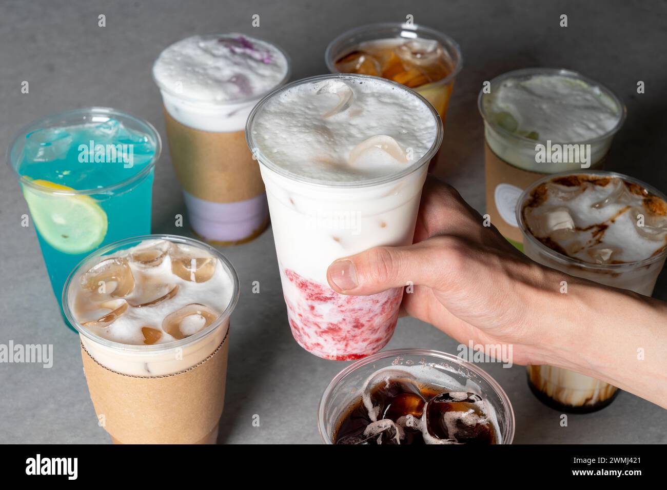 Cafe, brown sugar, milk tea, cherry coke, real, strawberry, latte, ice ...