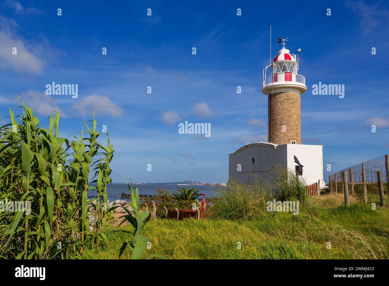 Punta Brava Lighthouse, Montevideo, Uruguay, South America Stock Photo ...