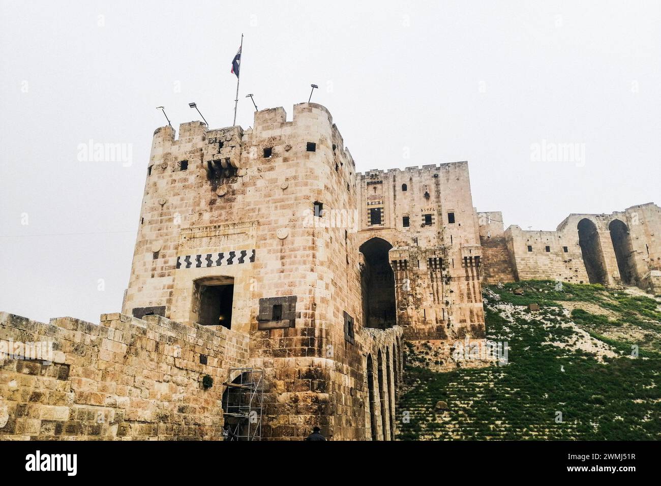 Syria, Aleppo, citadel Stock Photo - Alamy