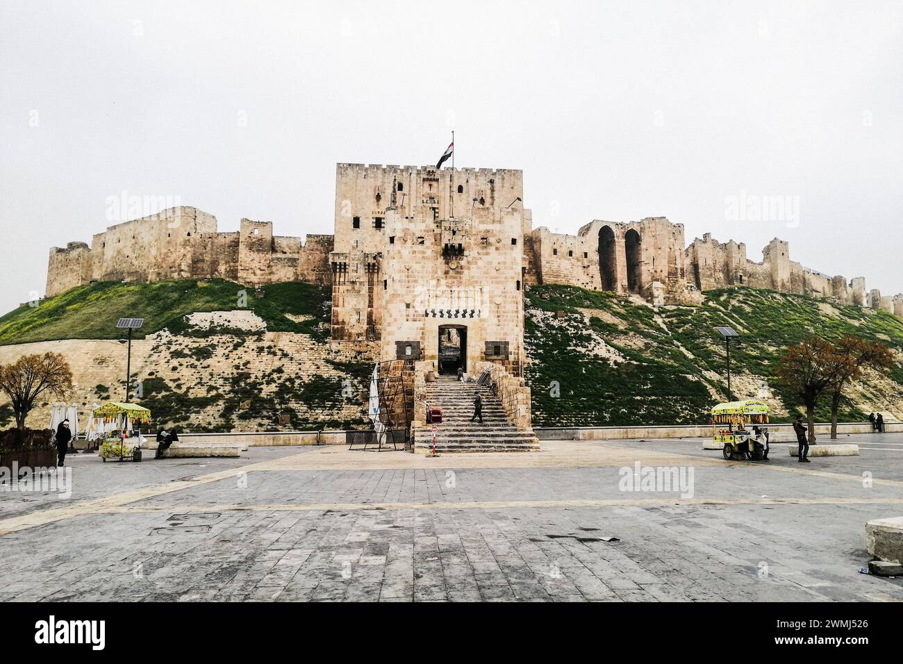 Syria, Aleppo, citadel Stock Photo - Alamy