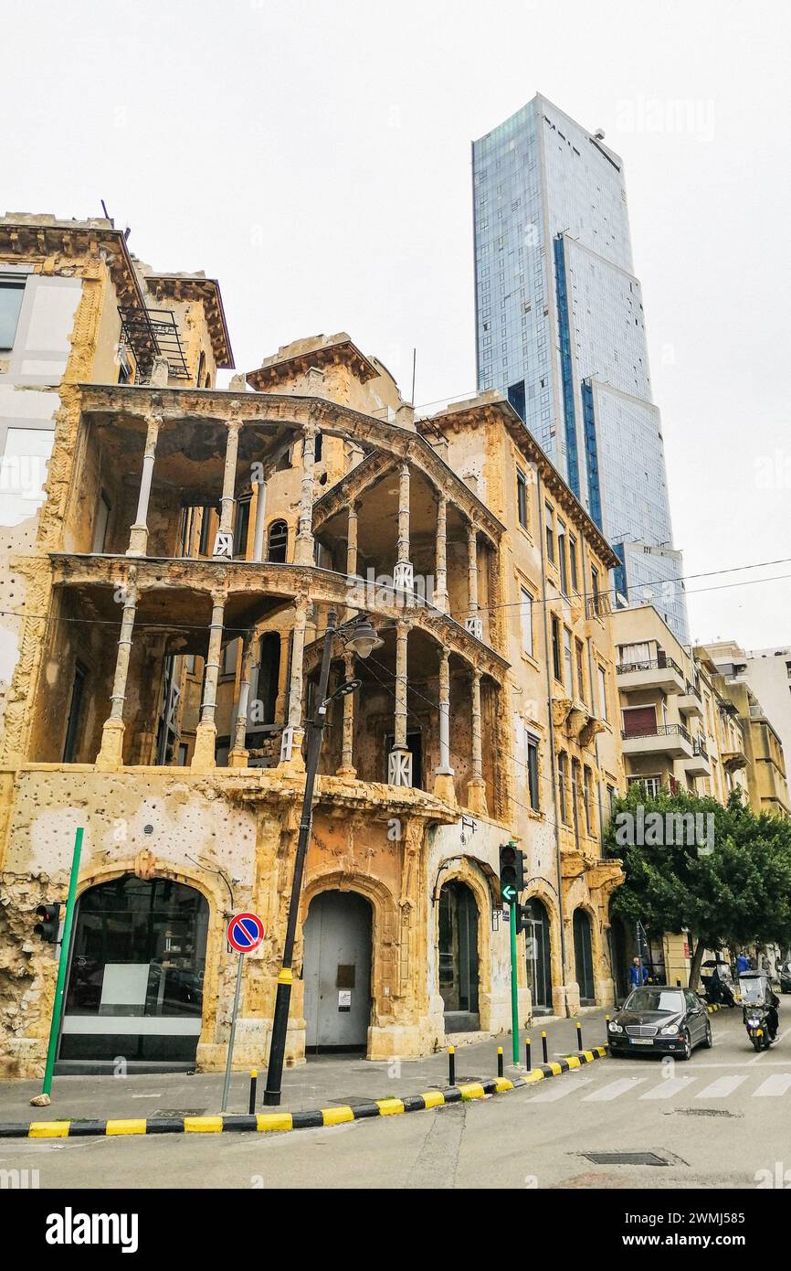 Lebanon, Beirut, Barakat building Stock Photo - Alamy
