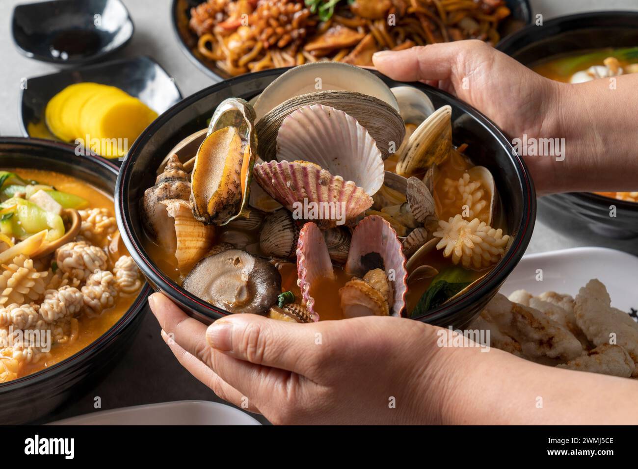 Palbochae Tangsuyuk Samseon Tray Black Bean Noodles Black Bean Noodles ...