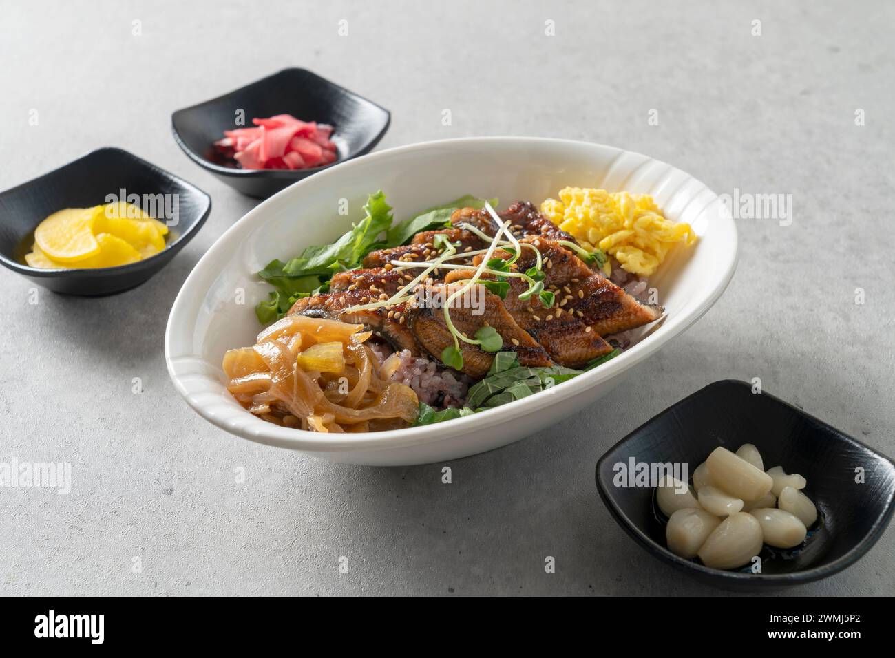 Korean food dish Busan Fish Cake Fish Cake Soup Eel over rice Whole ...