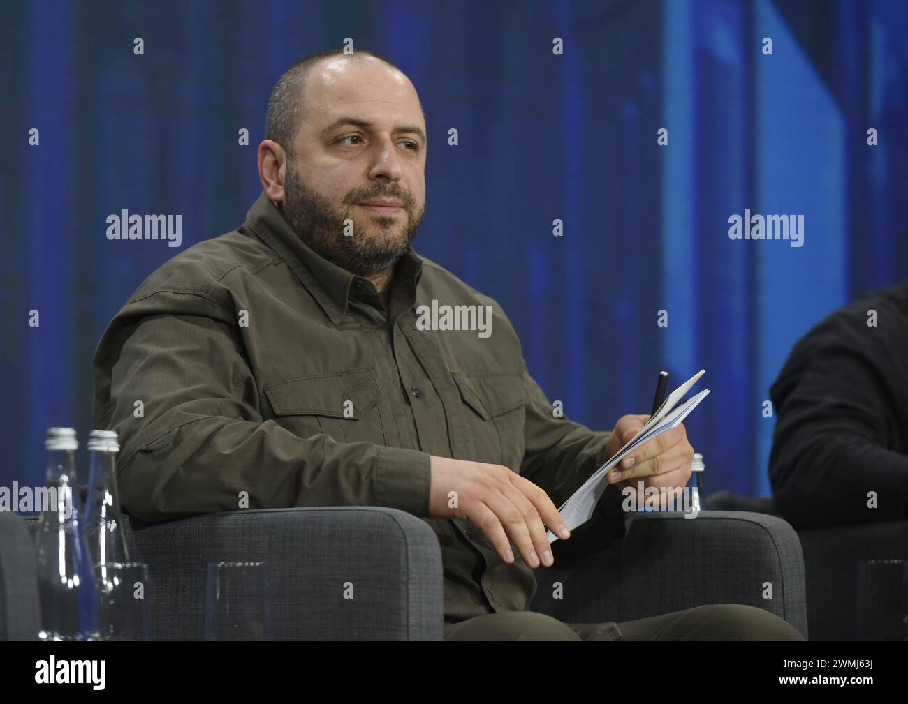 KYIV, UKRAINE - FEBRUARY 25, 2024 - Minister of Defence of Ukraine ...