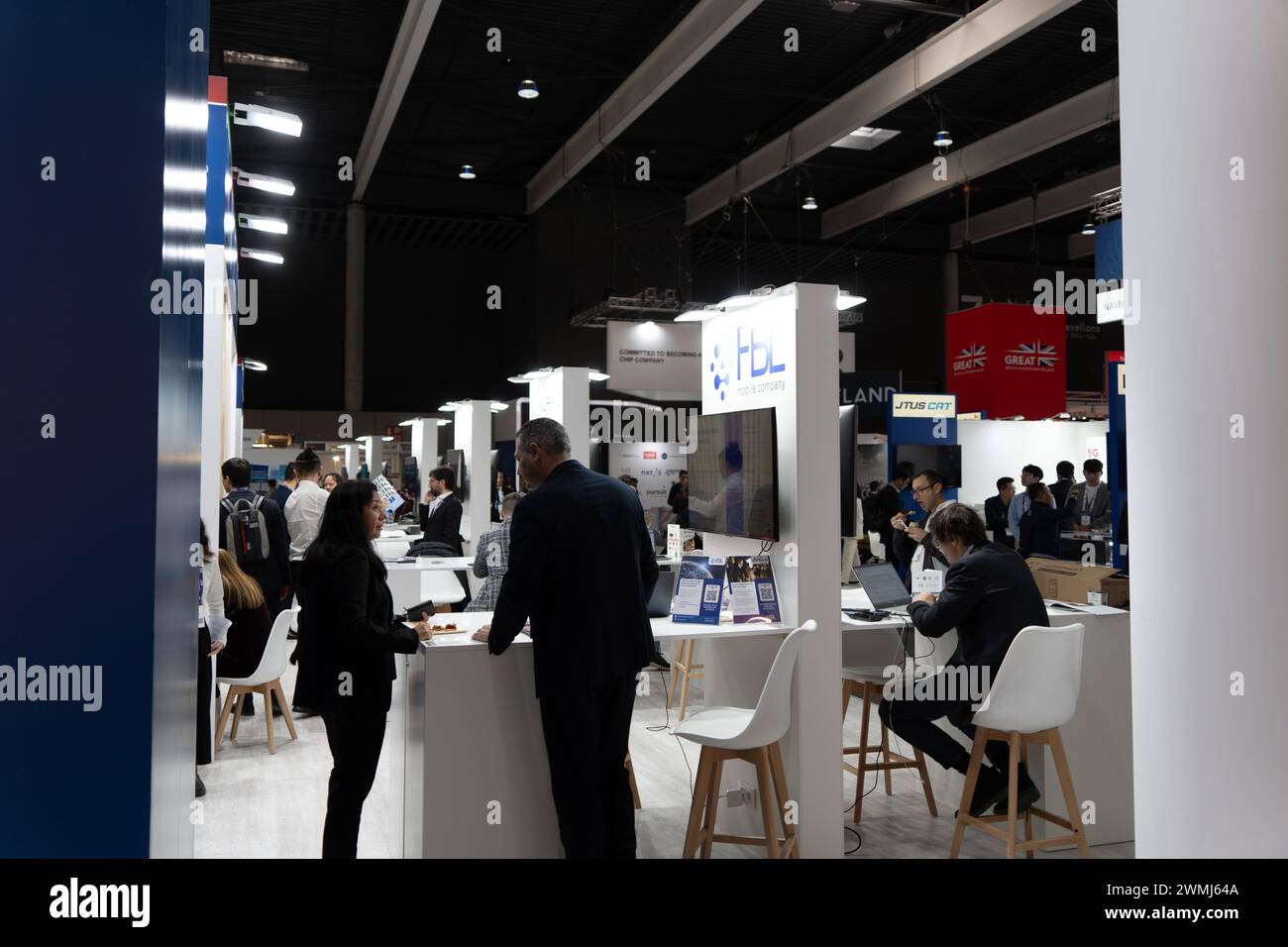 February, 26, 2024 Barcelona, SpainPolitics Barcelona, spain MWC: AI ...