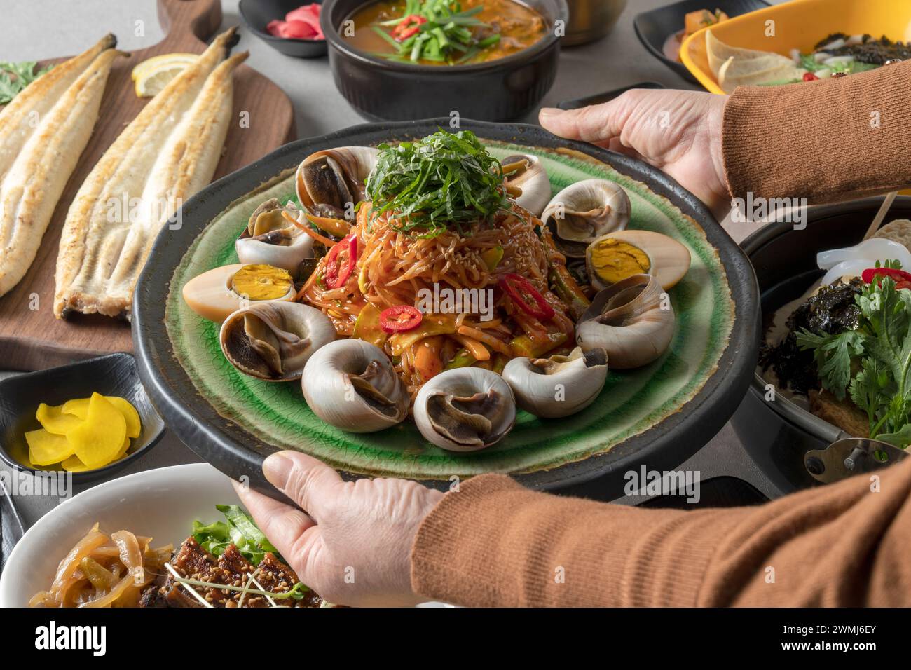 Korean food dish Pungcheon Fresh Water Eel Grilled Eel Soup Eel ...