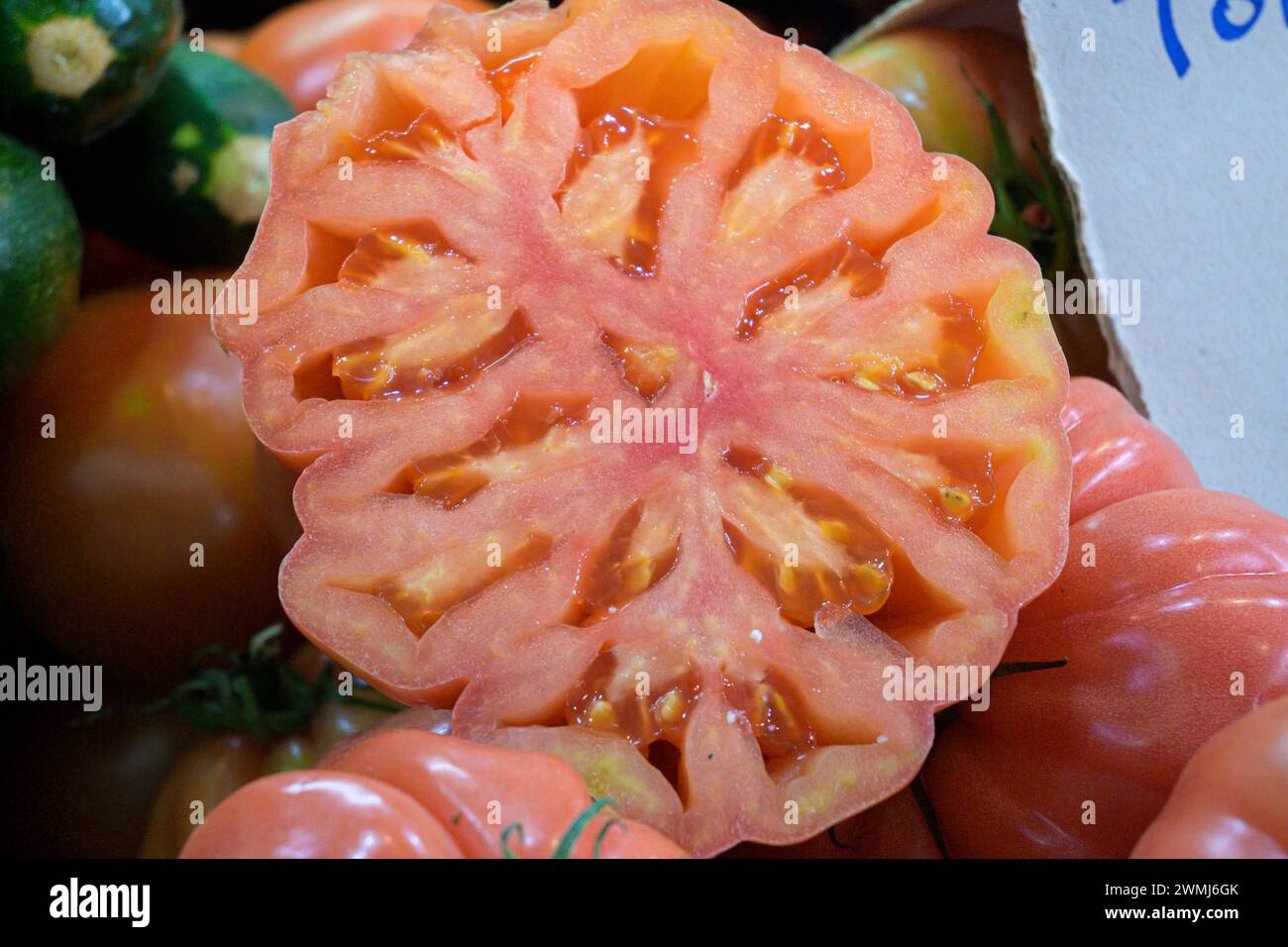Fresh red pear tomatoes, mini tomatoes Stock Photo - Alamy