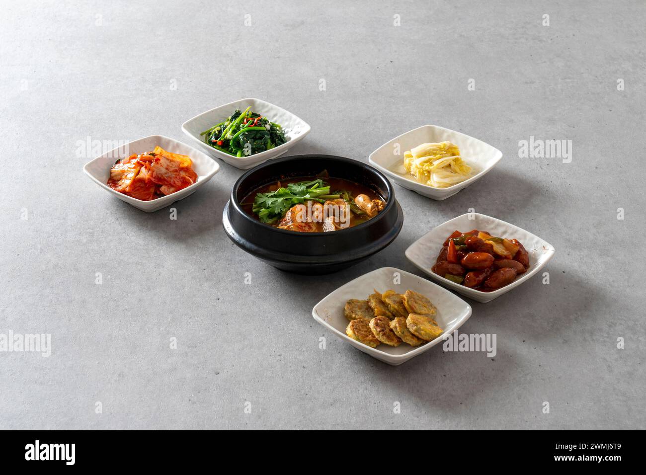 Korean food dish Dongtae-tang Kimchi Roll Mackerel Braised Mackerel ...