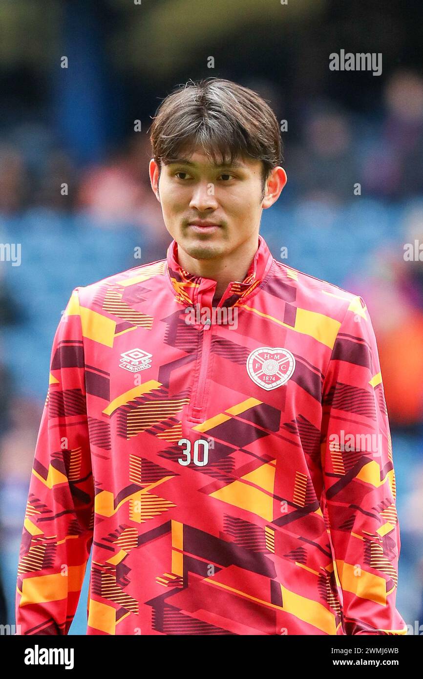 KYOSUKE TAGAWA, professional football player, playing for Heart of ...