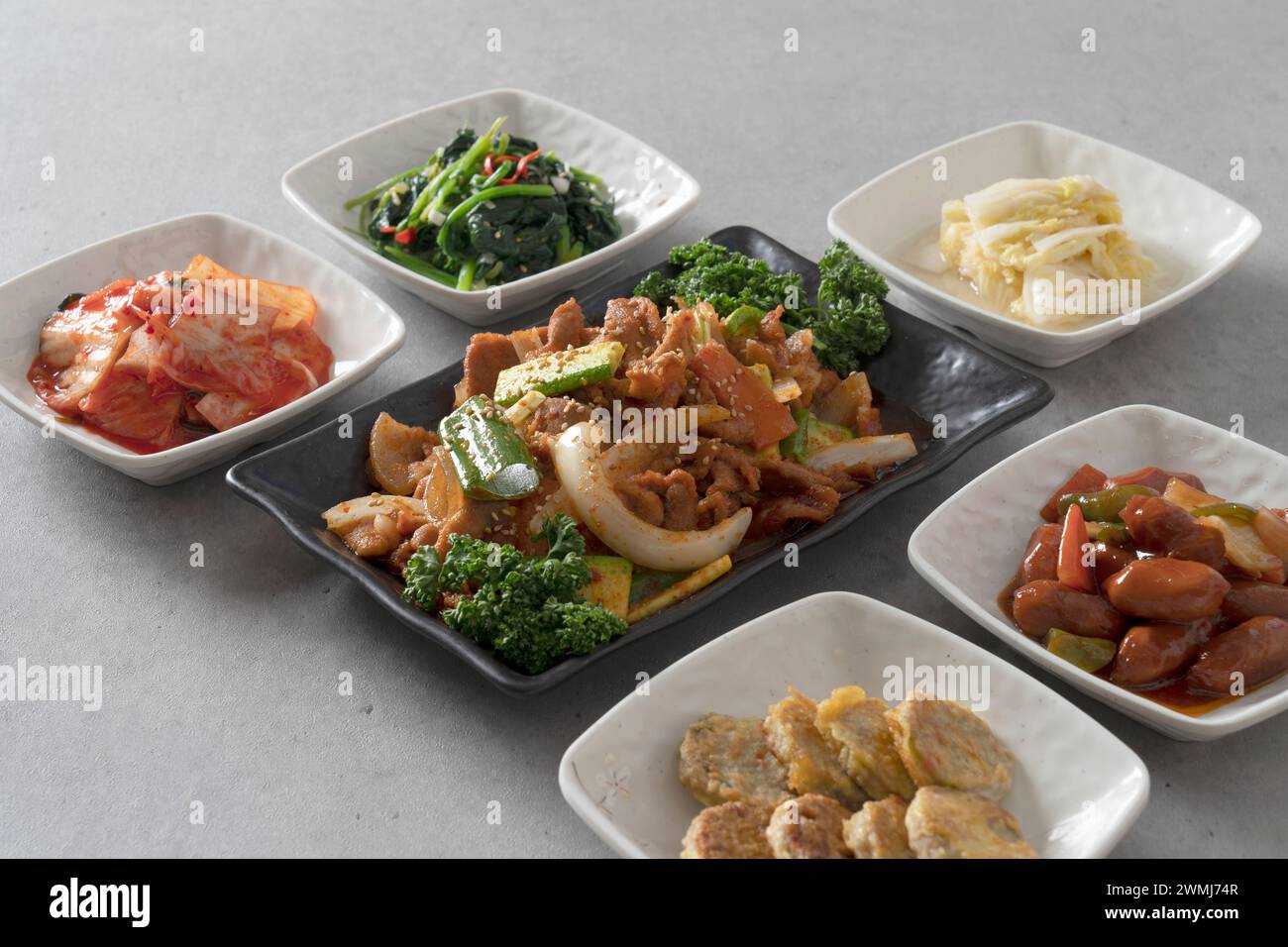 Korean food dish Dongtae-tang Kimchi Roll Mackerel Braised Mackerel ...