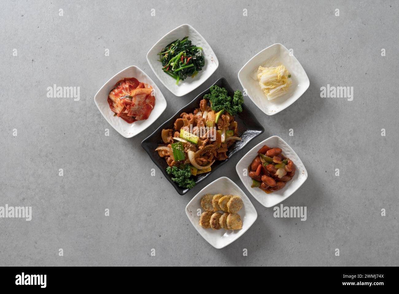 Korean food dish Dongtae-tang Kimchi Roll Mackerel Braised Mackerel ...