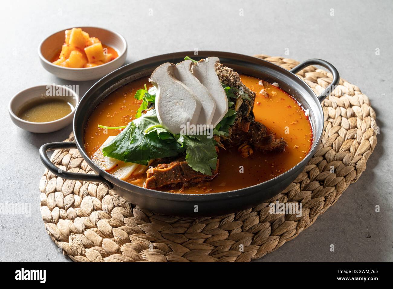 Pork rib hangover soup, marketplace rice soup, boneless bone hangover ...