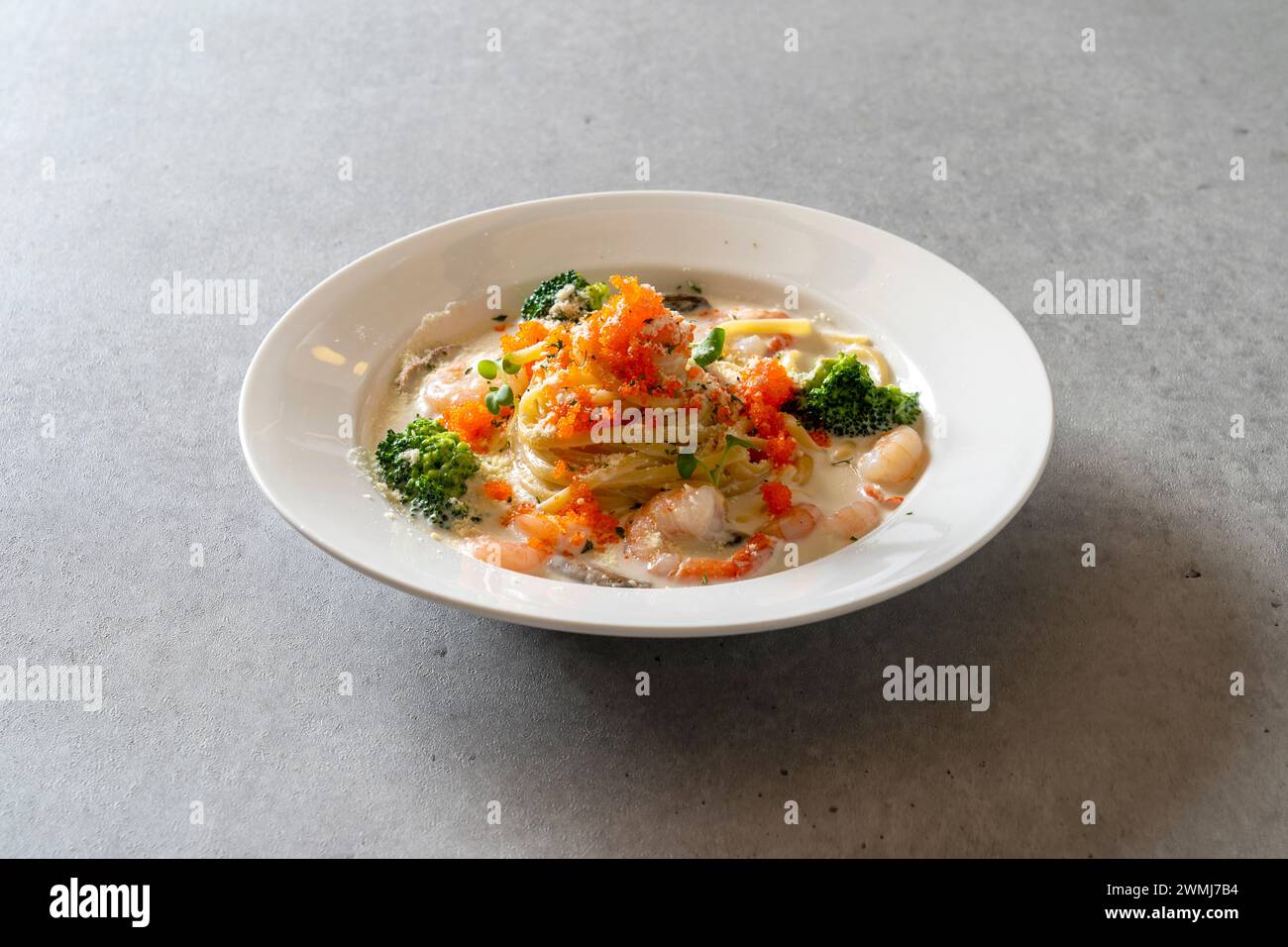 Korean food dish Steak, rosé pasta, tomato spaghetti, caviar, garlic ...