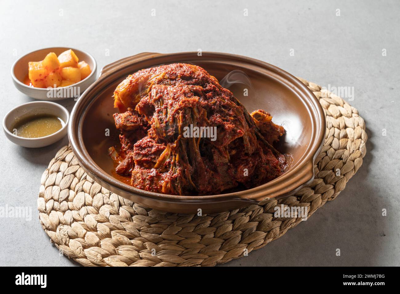 Pork Rib Hangover Soup Marketplace Rice Soup Boneless Bone Hangover Soup Gamjatang Ripe