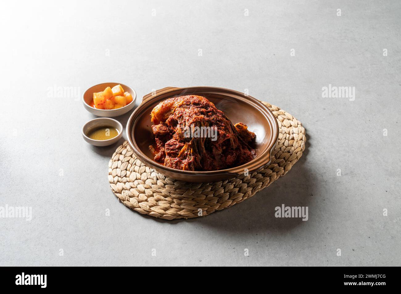 Pork Rib Hangover Soup Marketplace Rice Soup Boneless Bone Hangover Soup Gamjatang Ripe