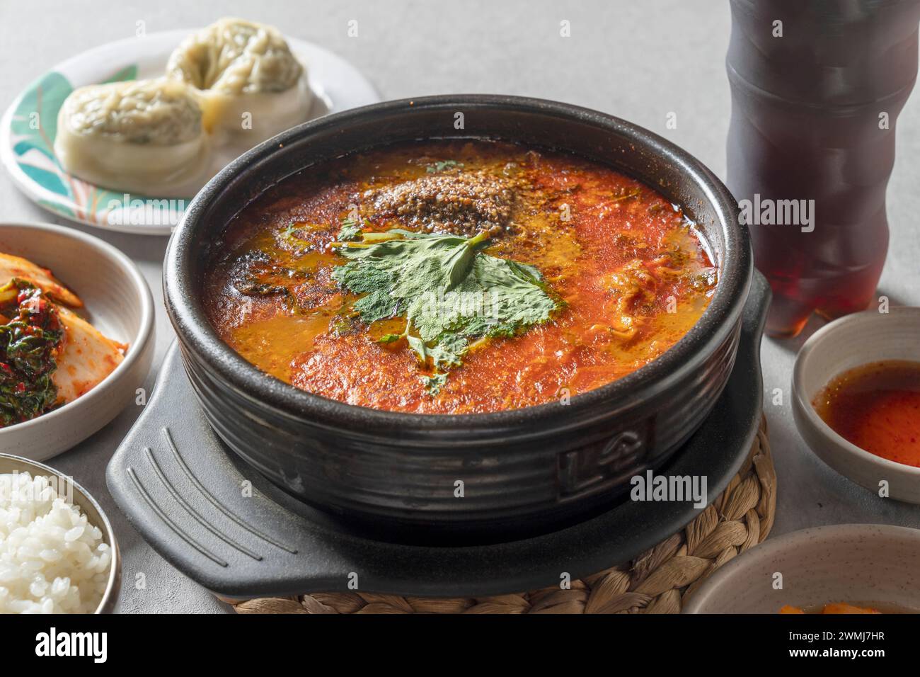 Pork Rib Hangover Soup Marketplace Rice Soup Boneless Bone Hangover Soup Gamjatang Ripe