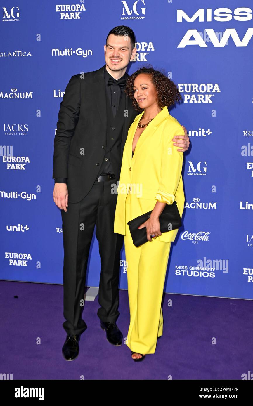 Miss Germany 2024. Max Klemmer und Milka Loff Fernandes anläßlich der ...