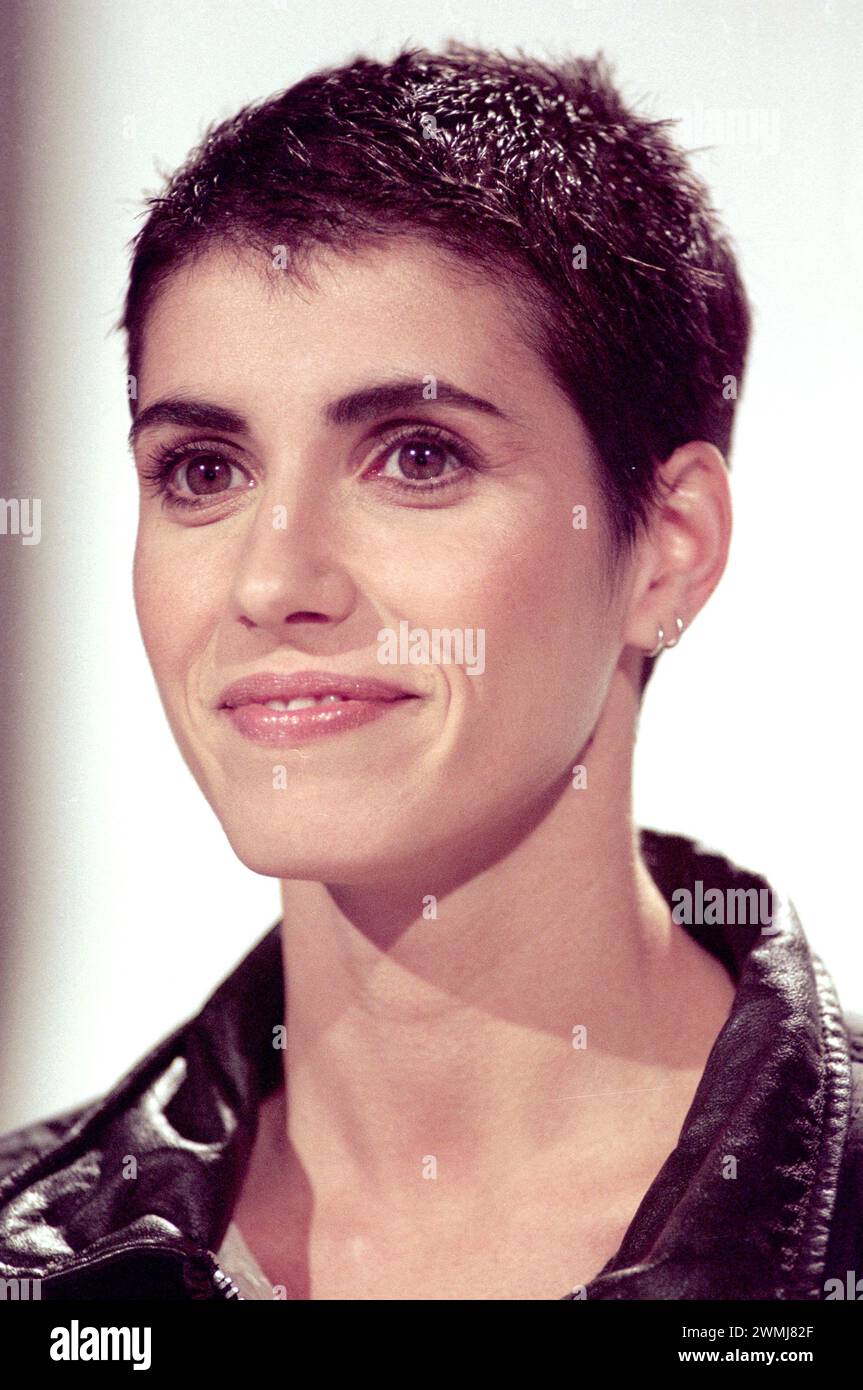 Milan Italy 12/05/1998: Giorgia, Italian singer, during the television ...